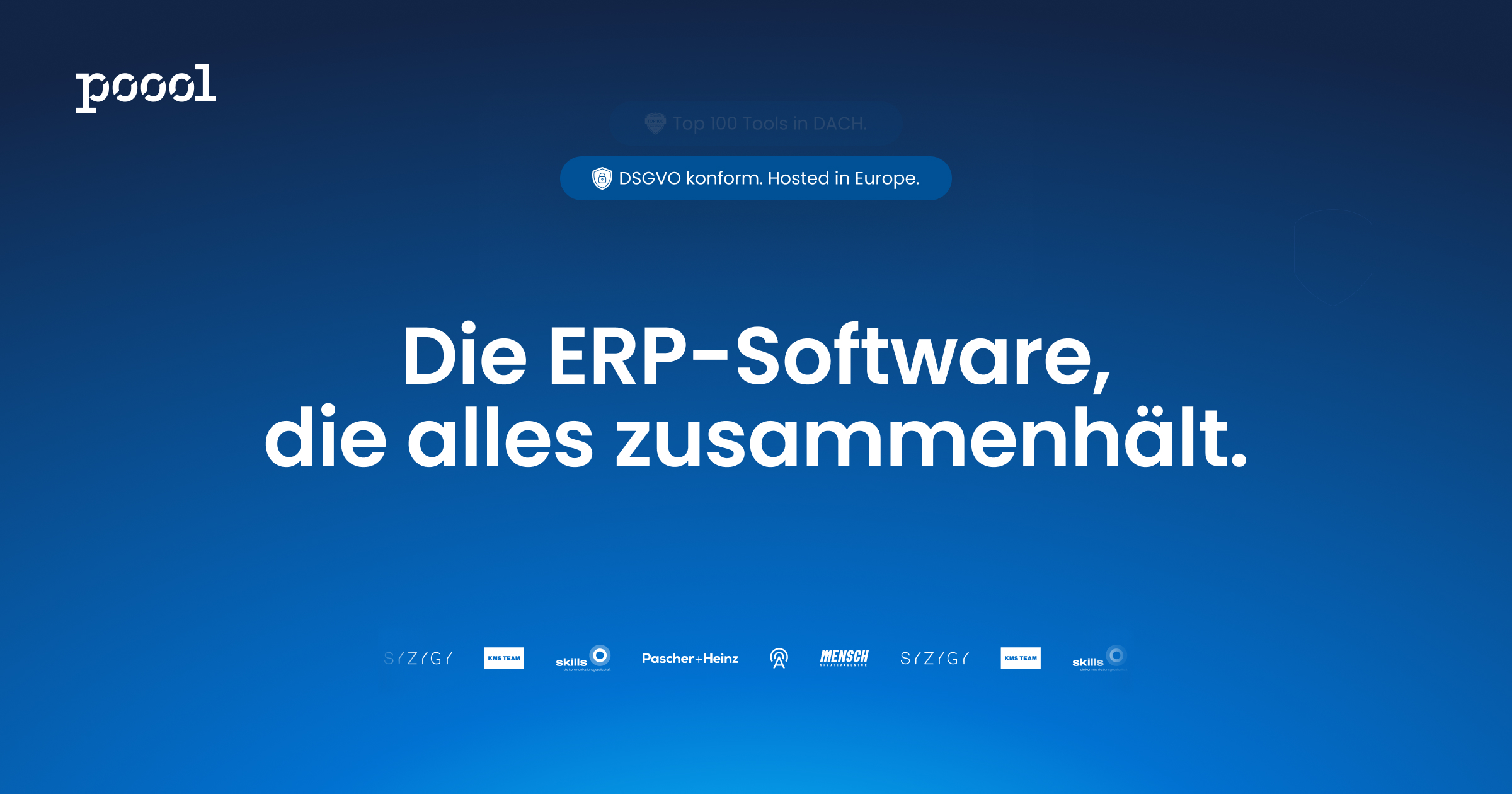 Agentursoftware Poool | Die ERP-Software für Dienstleister
